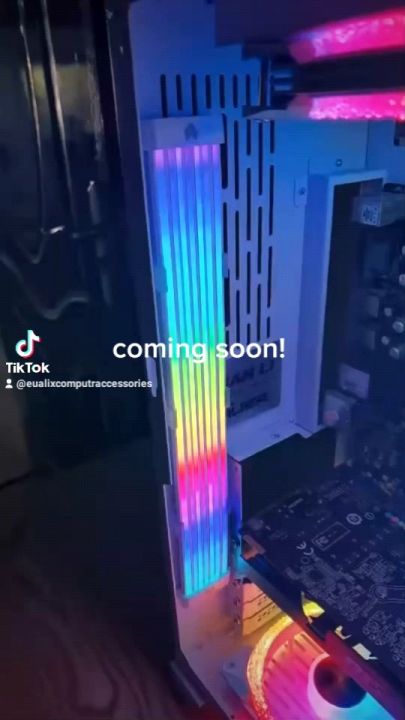 NEW COOLMOON FLEXIBLE LIGHTBOARD AL200 ARGB LED STRIP ATX 24/8Pin Cable ...