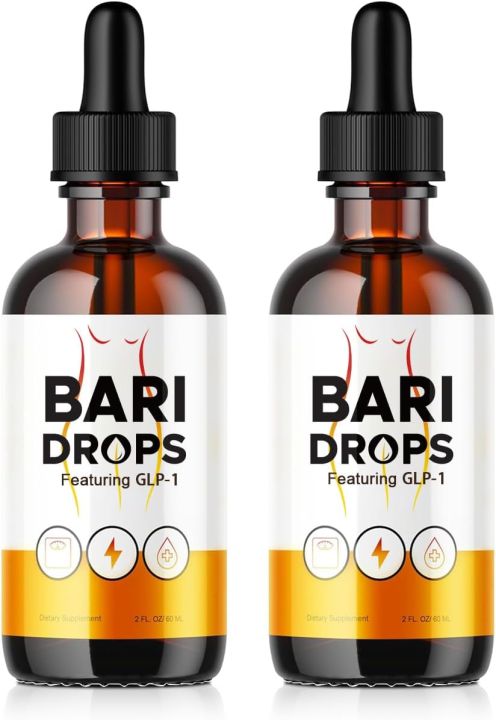 Bari Drops, GLP-1 Supplement Drops, Bari Liquid Drops Supplement, Bari ...