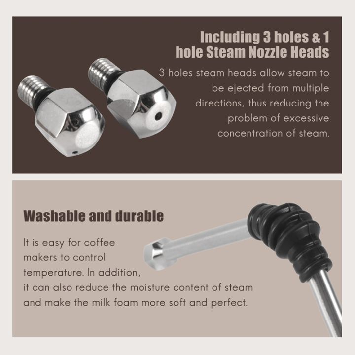 Steam Wand for EC680/EC685, Coffee Machine, Upgrade with Additional 3 ...