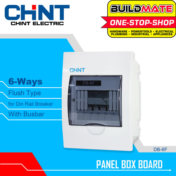 CHINT 6 WAYS FLUSH Type Panel Box Board for Din Rail Breaker With ...