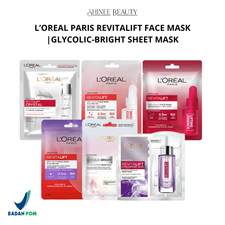 LOREAL REVITALIFT FACE MASK | SHEET MASK | MASK L'Oreal Paris Essence ...