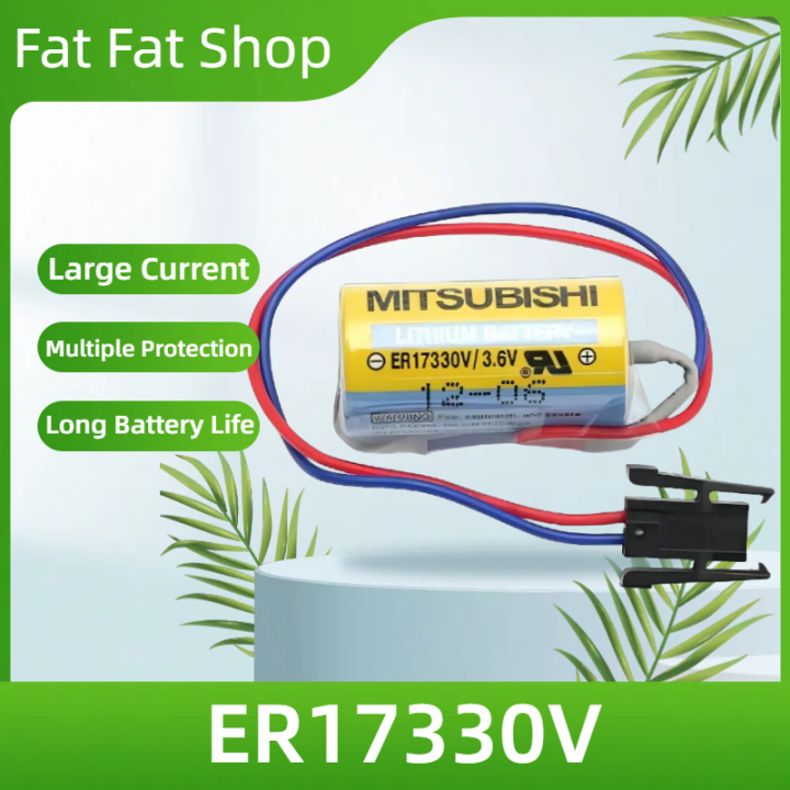 Mitsubishi ER17330V 3.6V A6BAT MR-BAT PLC industrial control servo ...