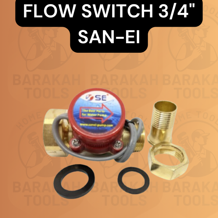 Flow Switch SAN-EI 3/4 Inch ORIGINAL Otomatis Pompa Air Dorong Booster ...