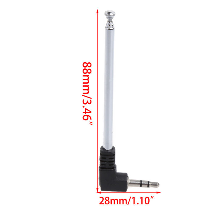 3.5mm Radio Receiver Antenna Stainless Steel Multi-Purpose Interface FM ...