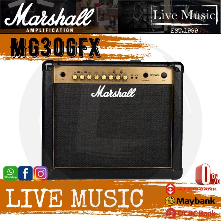 * Same day delivery * Marshall mg30gfx-30 Watt, 1x10 "guitar amplifier ...