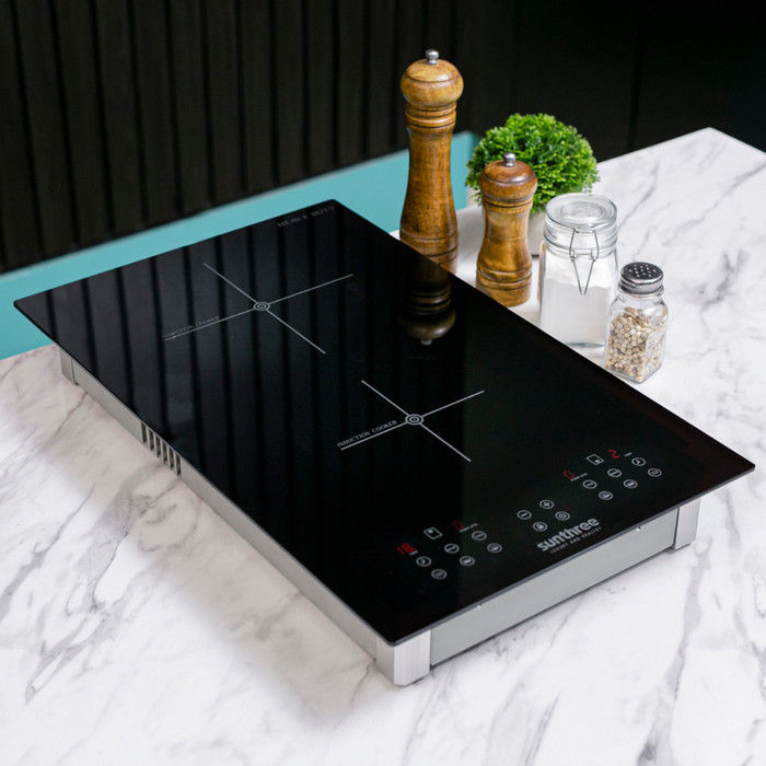 SUNTHREE Induction Hob/ Kompor Tanam Listrik Induksi 2 Tungku - IH-2C ...
