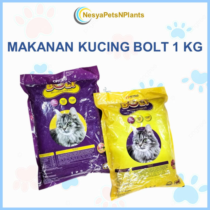 Makanan Kucing Bolt Pakan Kucing Bolt Dry Food 800 Gram | Lazada Indonesia