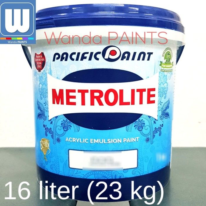 CAT TEMBOK METROLITE 16 LITER PAIL PUTIH | Lazada Indonesia