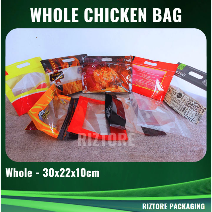 【High Quality】 50 Pcs ROAST CHICKEN BAG With ZIP LOCK | Lazada PH