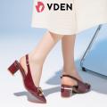 VDEN Women's Classy Stiletto Pointed Shoes 2INCH/5.3CM Patent Leather ...
