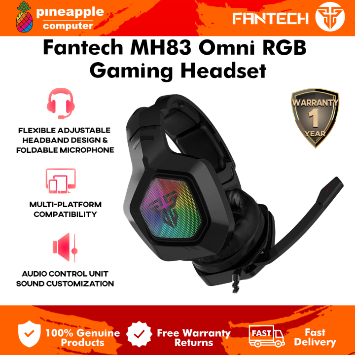 Fantech MH83 OMNI Mobile Gaming Headset Earphone Digital Sound LED | Lazada