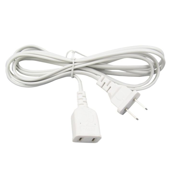 Extension Cord 3 Meter 2 Plug Power Cord Extension 2 Pin Dual Portable ...