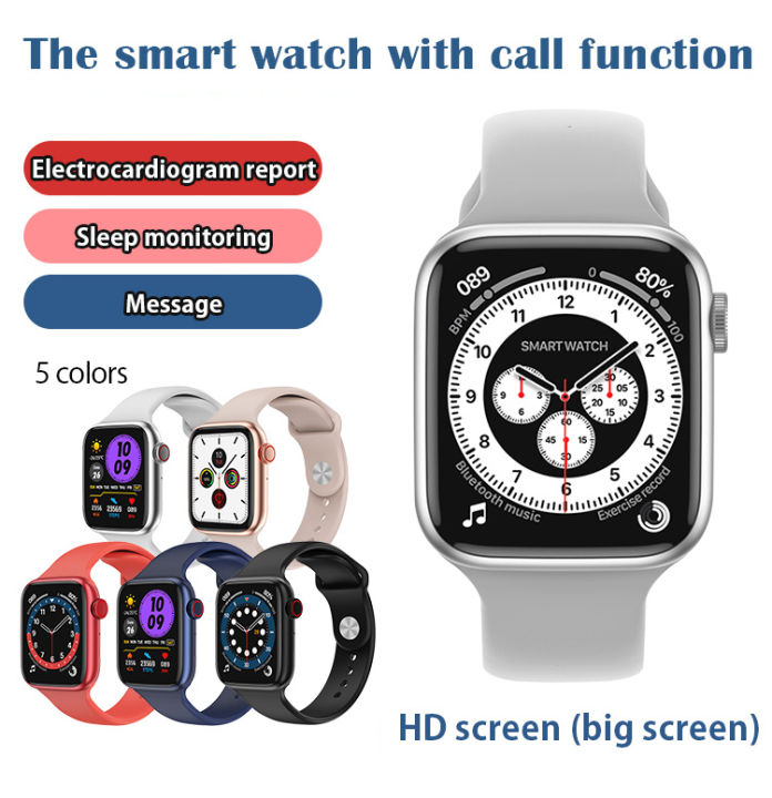 Smartwatch Health Detection Narrow Heart Rate Knob Bluetooth Call Body ...
