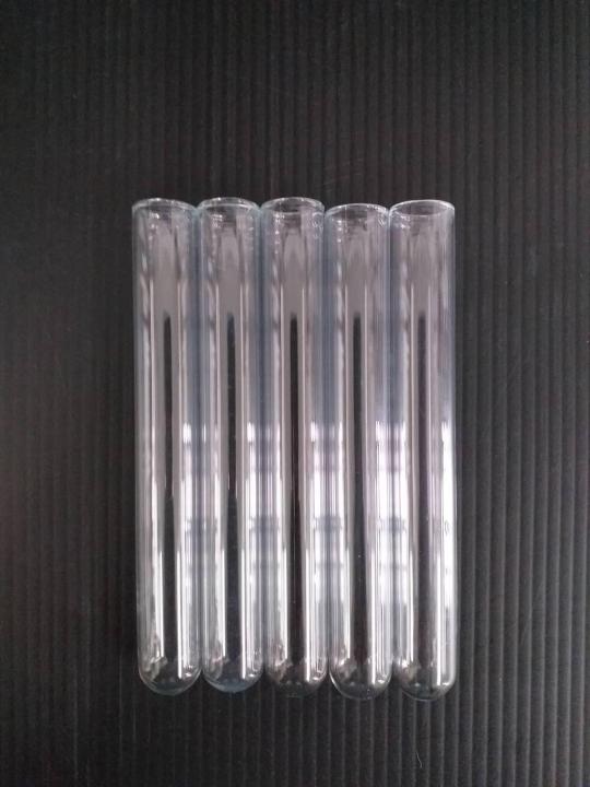 หลอดทดลองแก้ว Test Tube 13x100 MM. (5 ชิ้น / ชุด) อุปกรณ์วิทยาศาตร์ ...