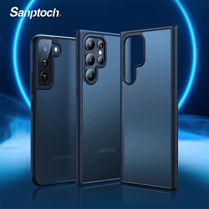 Sanptoch Military Shockproof Phone Case For Samsung Galaxy S24 / S24+ / S24 Ultra Translucent ...