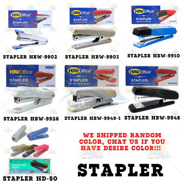 Office Stapler Series OR Max Stapler Punches School and Office Supplies ...