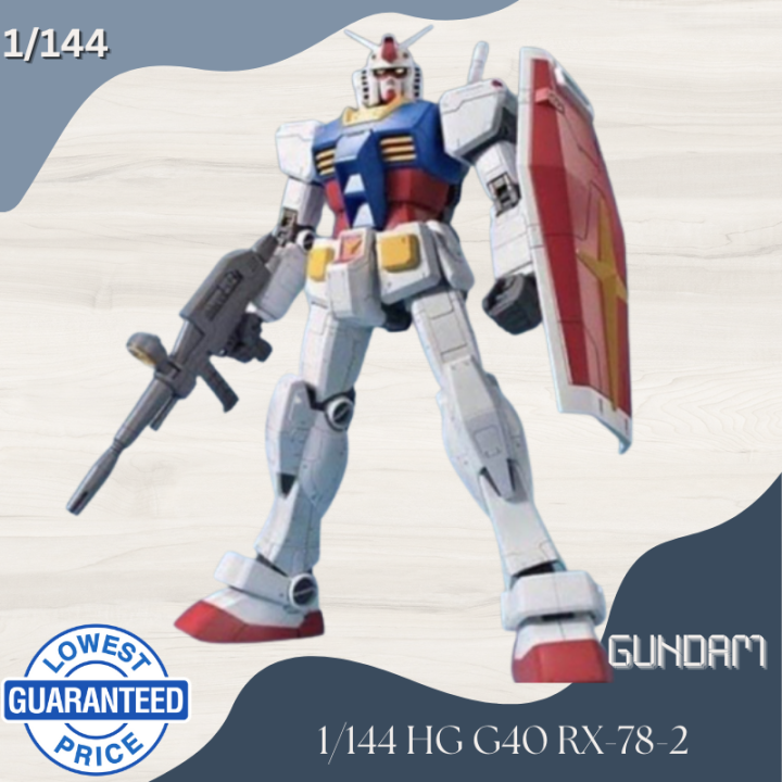 ASSEMBLE TOY 1/144 HG G40 RX-78-2 - Impressive 19cm Height Perfect for Collectors | Lazada PH