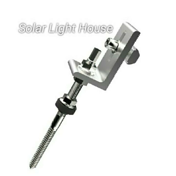 ขายึดราง SOLAR CELL L - feet hanger bolt สำหรับหลังคากระเบื้องลอนคู่ ...