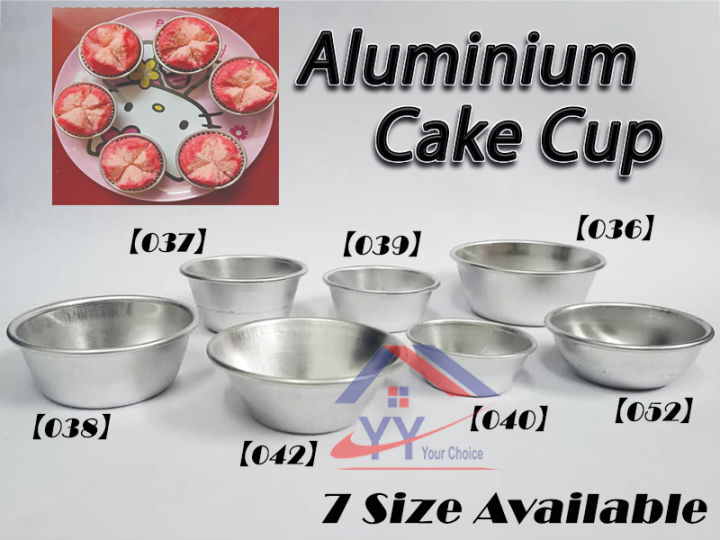 Aluminium Cake Cup(1PC)/Round Mould Mini Bowl/Muffin Cake Mold/Small ...