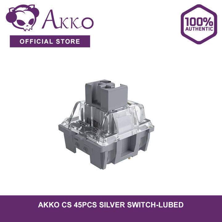 Akko CS 45Pcs Silver Switch-Lubed | Lazada PH