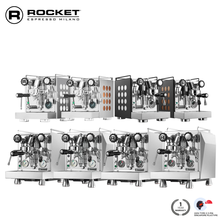 Rocket Home Espresso Machine - Appartamento Serie Nera TCA, Cronometro ...