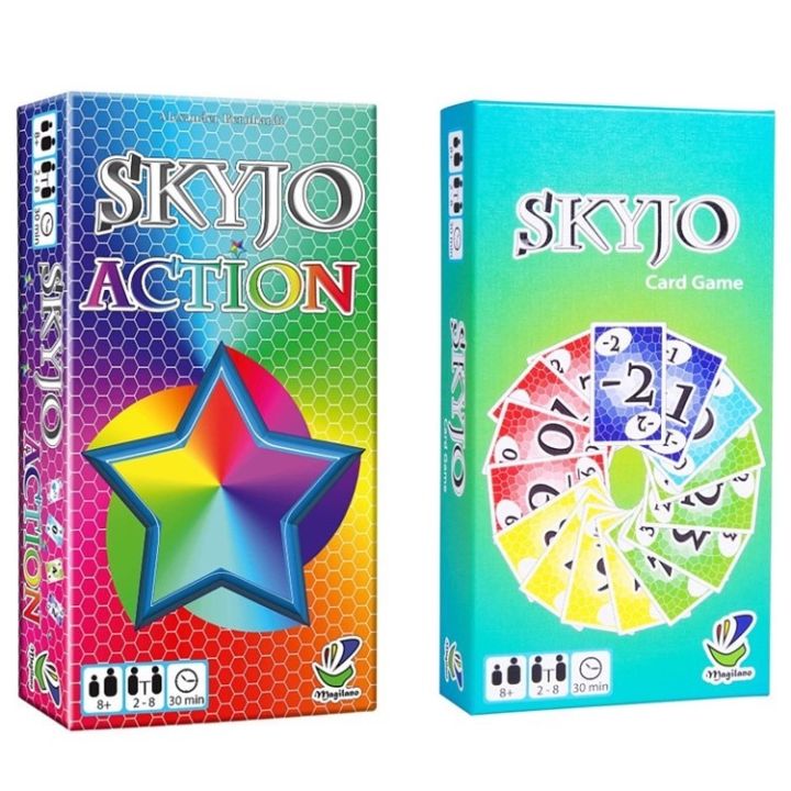 Skyjo / Skyjo Action (ภาษาอังกฤษ) Board game - เกมปาร์ตี้ บอร์ดเกม Fun ...