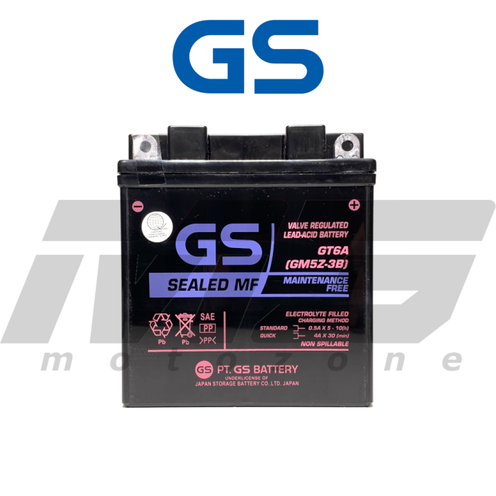 GS GT6A 5L Maintenance Free Motorcycle Battery | Lazada PH