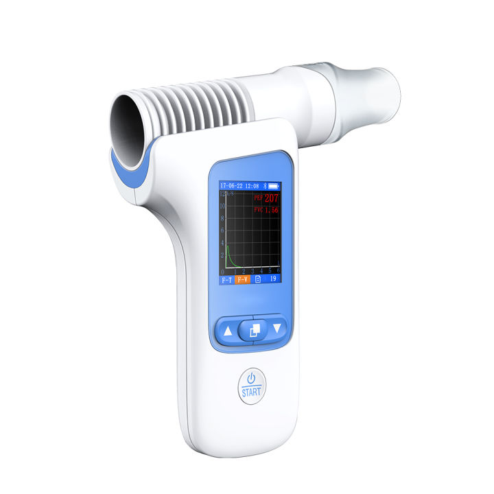 Spirometer Lung Function Breathing Pulmonary Diagnostic Vitalograph handheld digital FVC FEV PEF ...