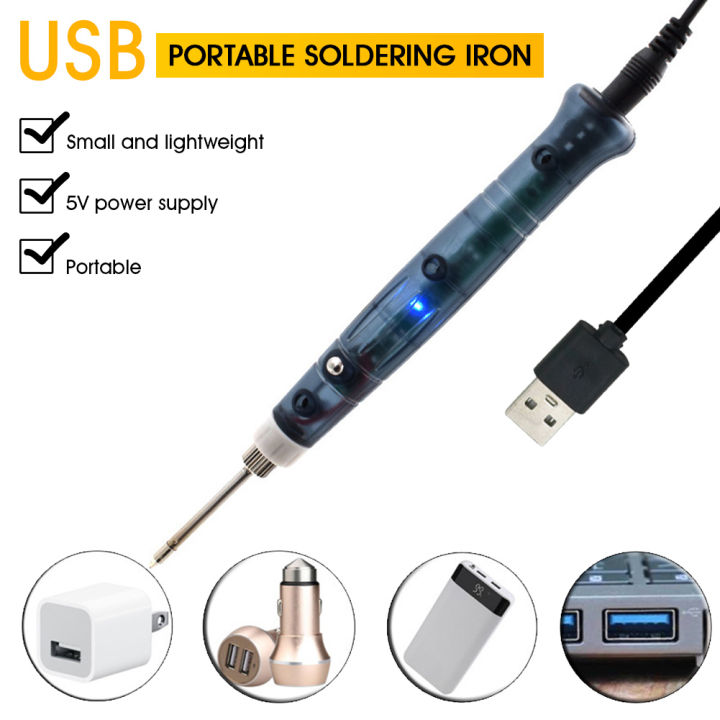 HOT [Free Ship] Limers store Portable Mini Soldering Iron Electric USB ...