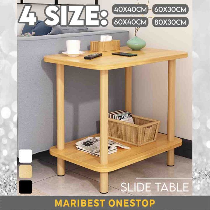 SIDE COFFEE TABLE WOODEN BEDROOM LIVINGROOM SOFA BED SIMPLE MODERN ...