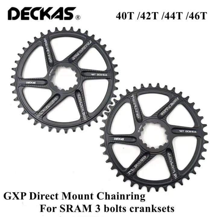 【New and Improved】 Deckas Gxp Road Bike Chainring Direct Mount 40t 42t ...