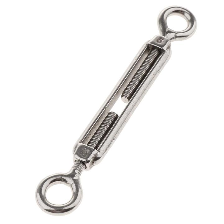 WDWonder Stainless Steel Turnbuckle Wire Rope Tensioner Hook Eye ...