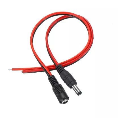 12V DC Power Plug Male Jack Plug Connector Cable 5.5X2.1mm With Cord ...