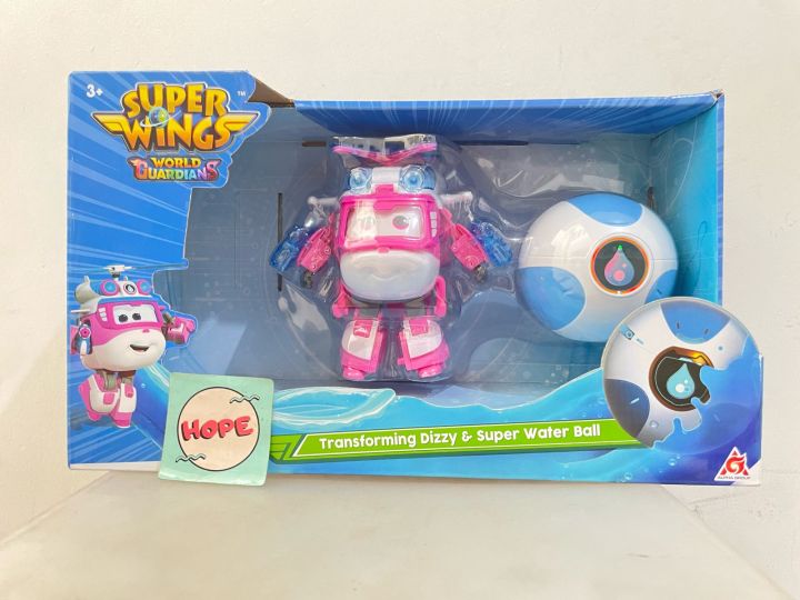 Super Wings World Guardians Transforming Dizzy & Super Water Ball ...