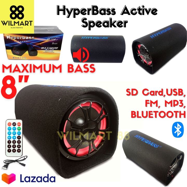 Active Speaker Bluetooth HYPERBASS | Cocok Karaoke 2 Input Mic Wireless ...