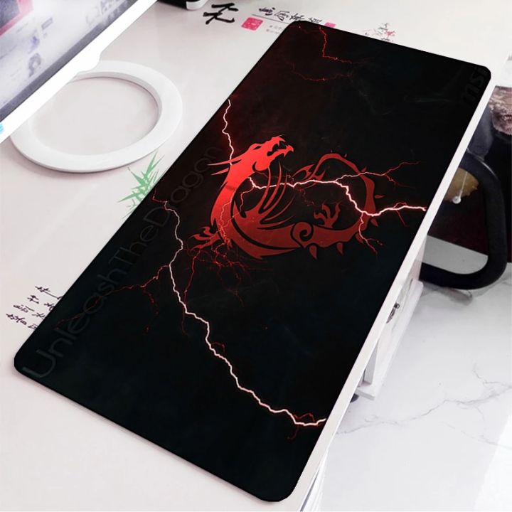 Msi Mouse Pad Gaming Desk Accessories Mousepad Gamer Deskmat Anime Cute ...