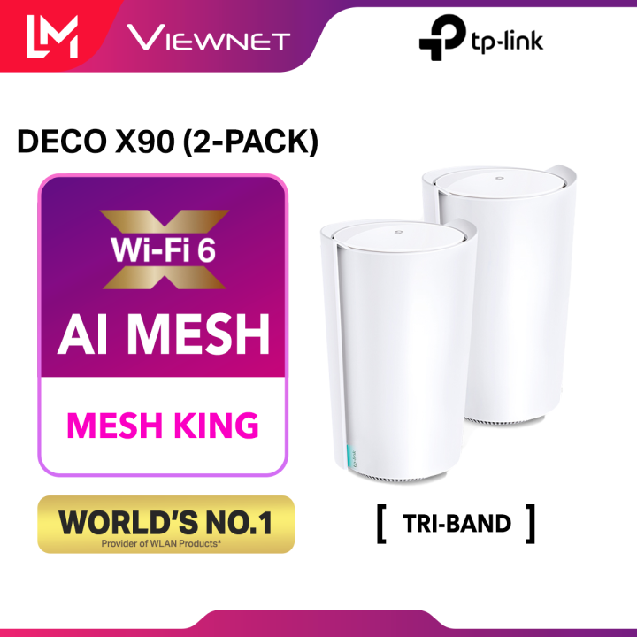 [READY STOCK/FAST SHIPMENT] TP-Link Deco X90 (2-Pack) - AX6600 Whole ...