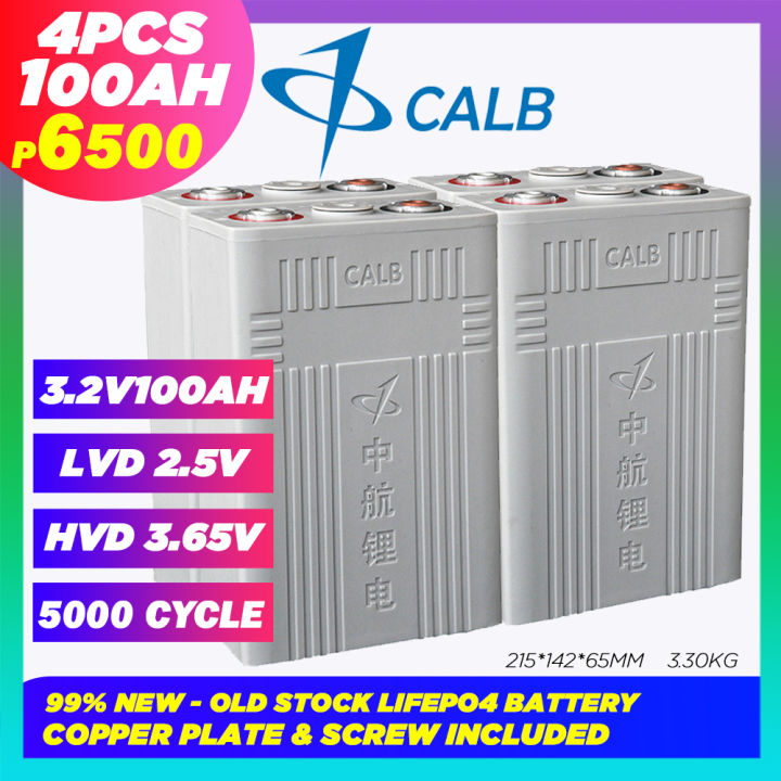 Lifepo4 Calb 3.2V 100ah Prismatic LiFePO4 Battery Great power EVE ...