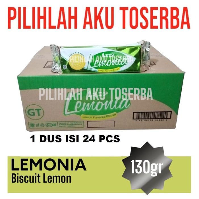 Biskuit Nissin LEMONIA LEMON COOKIES 130 gr - (HARGA 1 DUS isi 24 pcs ...