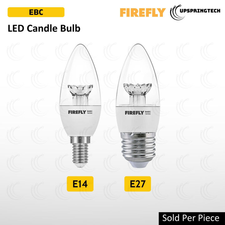 Firefly LED Candle Bulb (E14-E27 / 3W-5W / 100-240V) Warm White ...