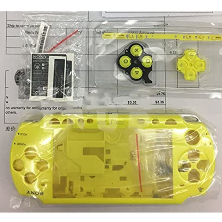 Yellow White Blue Crystal Transparant for PSP 2000 PSP2000 Housing ...