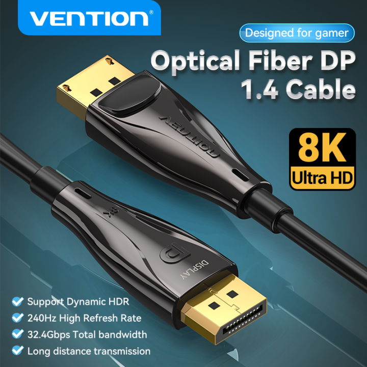 Vention Display Port Cable 1.4 8K 60Hz kirsite Ultra HD High Speed 32 ...
