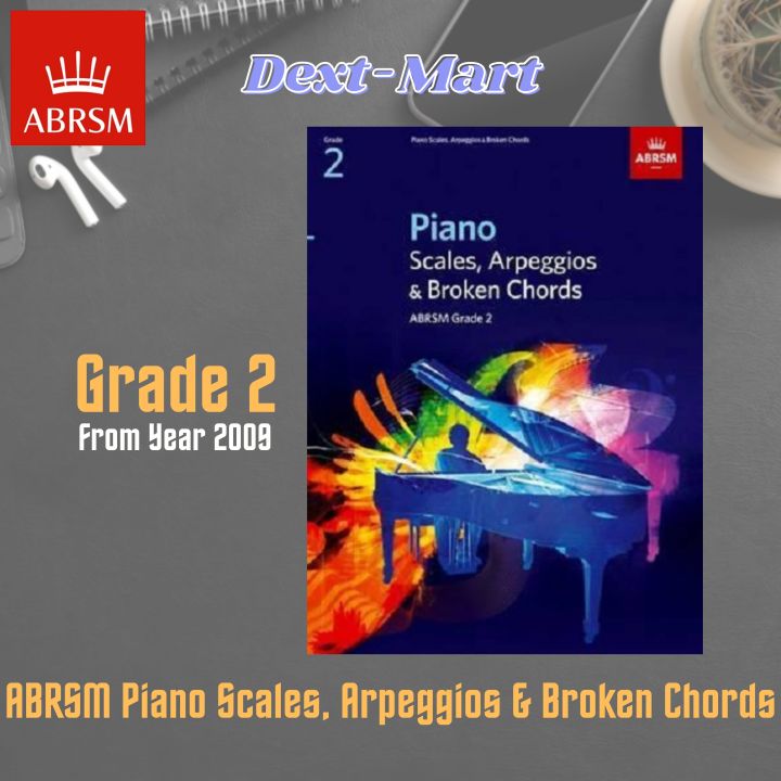 ABRSM Piano Scales, Arpeggios & Broken Chords, Grade 2 | Lazada