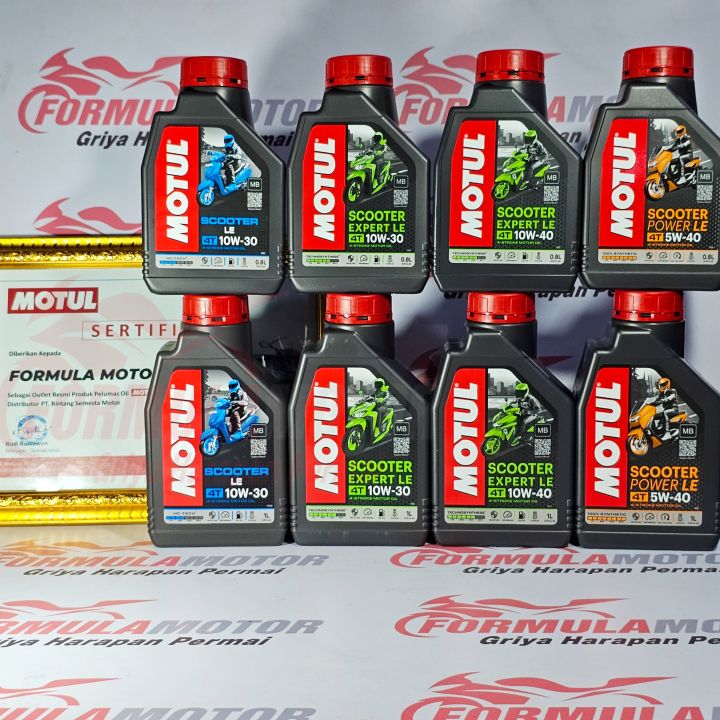 Oli Motul Scooter/Matic All Series - Oli Mesin Premium Motor Skuter ...