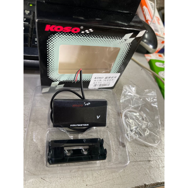 voltmeter volt meter battery bateri digital function for all motorcycle ...