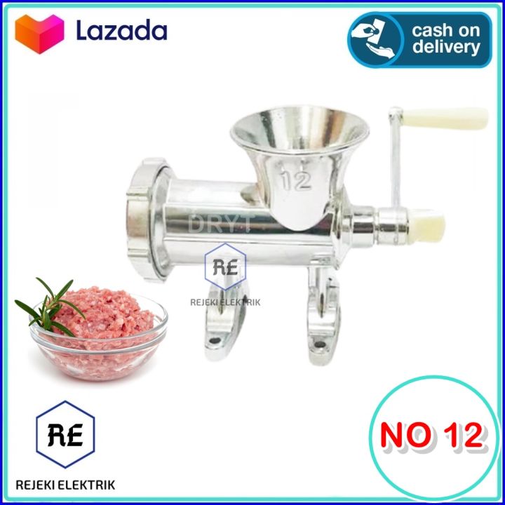 Gilingan Daging No 12 / Gilingan Serbaguna / Meat Grinder Stainless ...