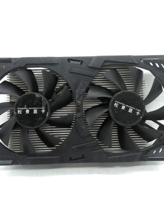 Songjing RX580 2048SP heatsink hole spacing 5.3cm dual fan 4-wire ...