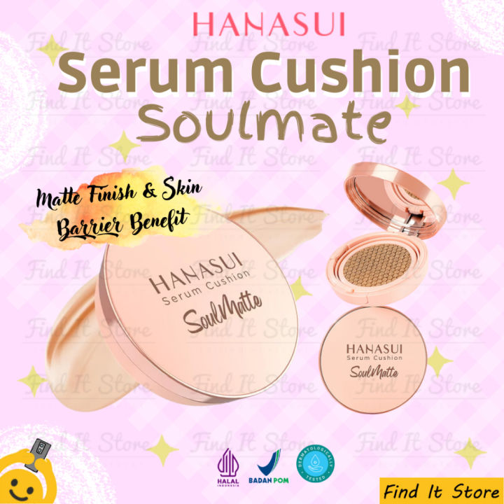 Hanasui Serum Cushion Soulmatte | Foundation | Matte Finish | Hybrid ...