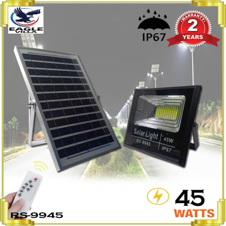 Eagle Villa RS-9945 45W Solar Light with 8W Solar Panel | Lazada PH