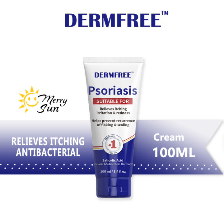 DERMFREE Psoriasis Cream Dermatitis Eczema Relieves itching irritation ...